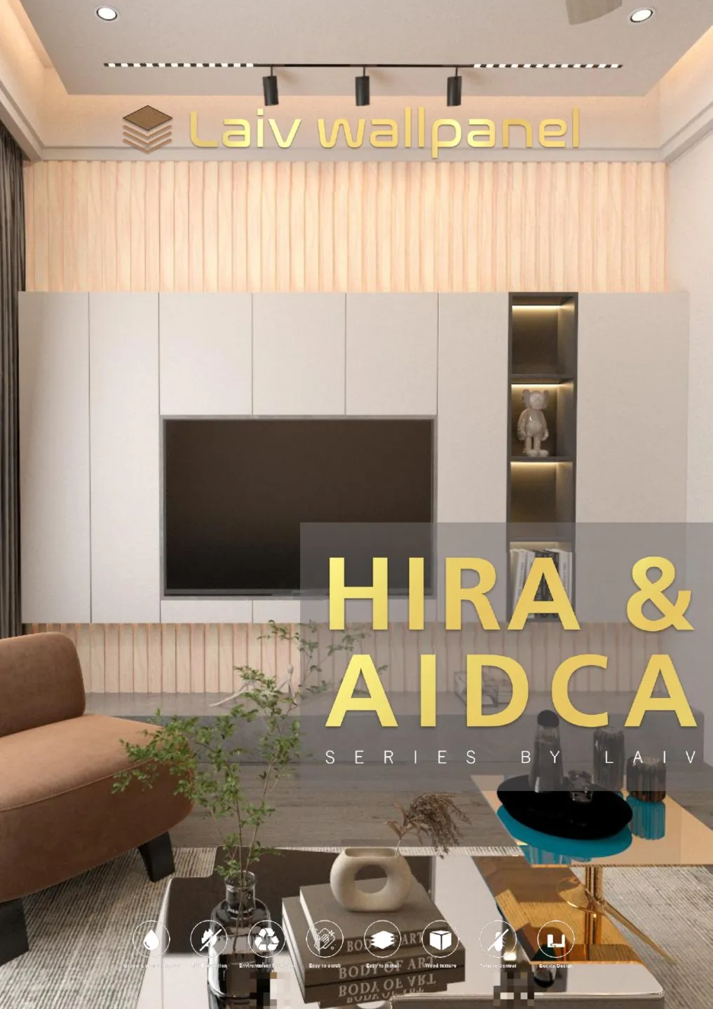 HIRA & AIDCA WALLPANEL | Juara Wallpaper