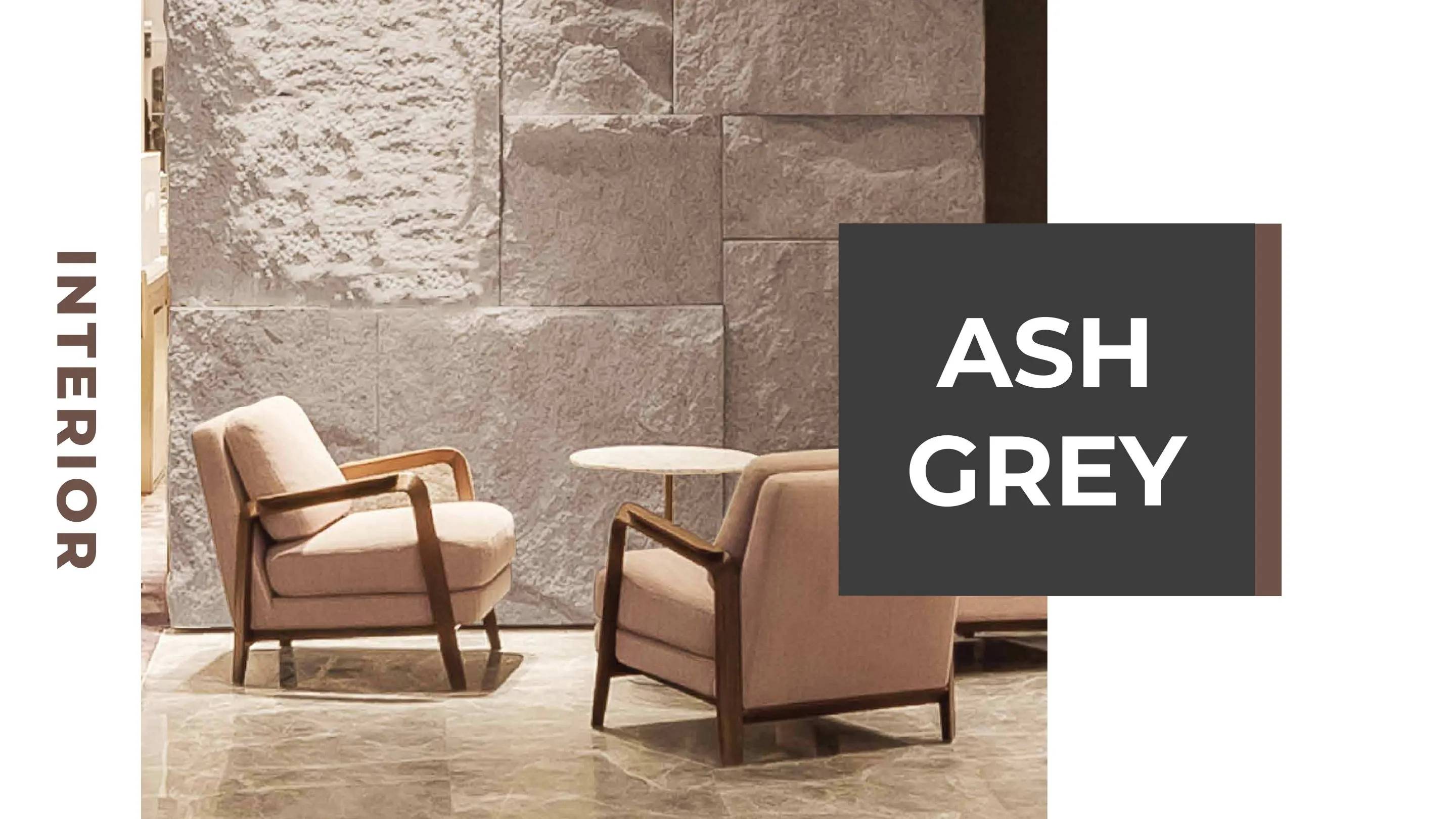 Clading Stone Ash Grey | Clading Stone | Juara Wallpaper
